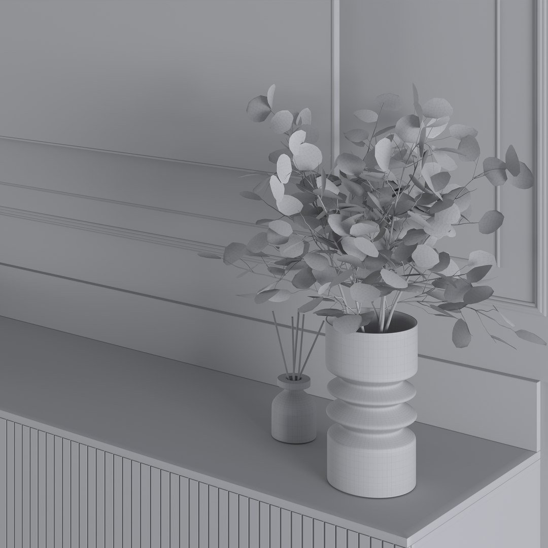 3D Model Bedroom Furniture Composition 05 - TurboSquid 2157201