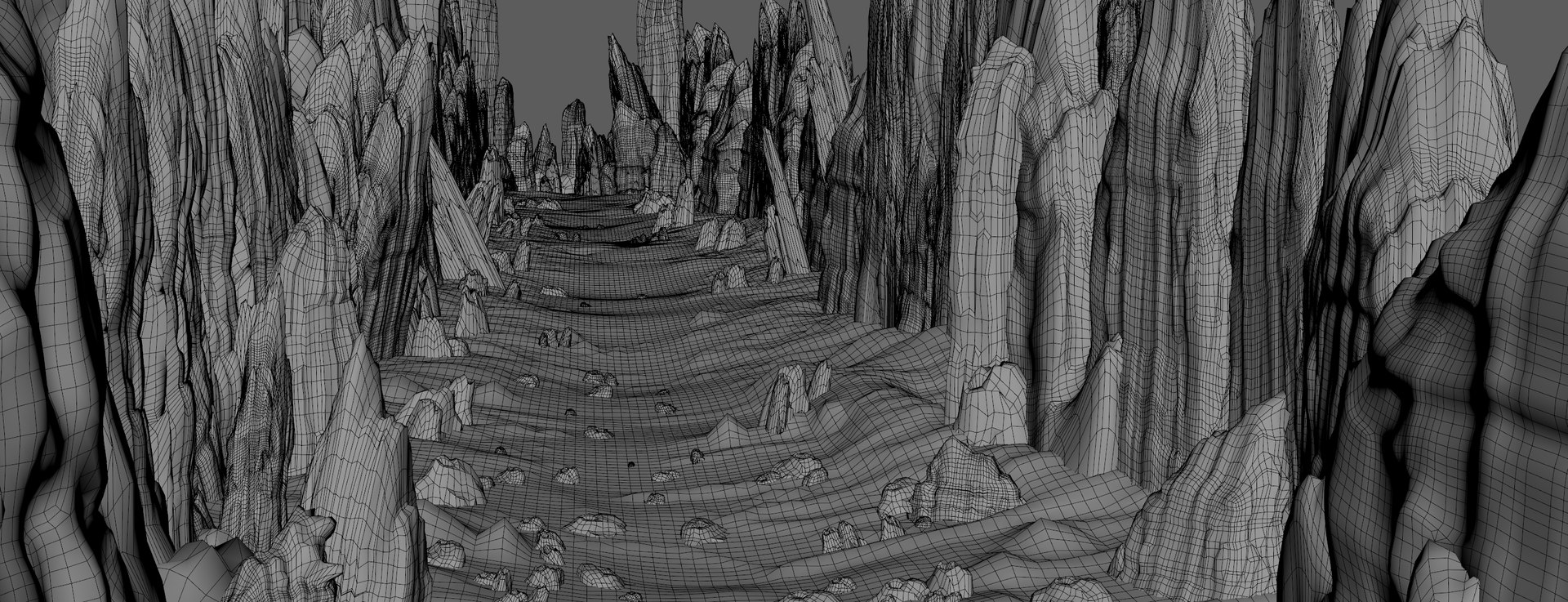 Rock Mountain Path Model - TurboSquid 1233642