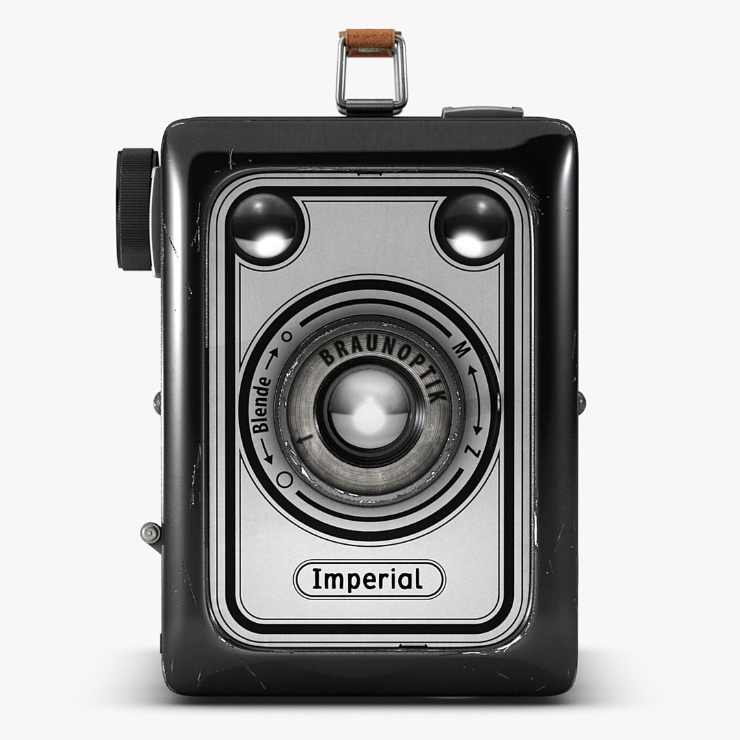3D Vintage Imperial Camera Model - TurboSquid 1163500