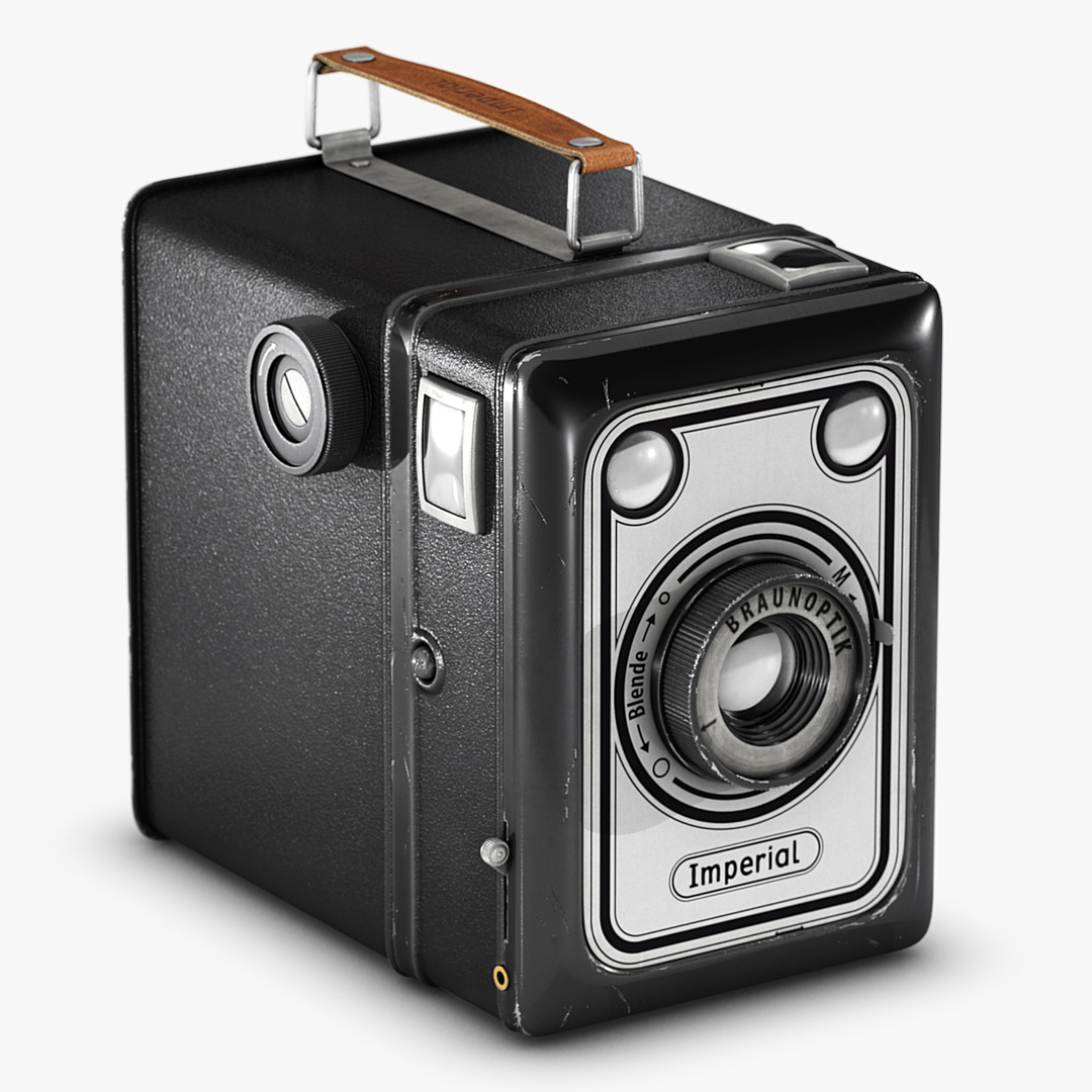 3D Vintage Imperial Camera Model - TurboSquid 1163500