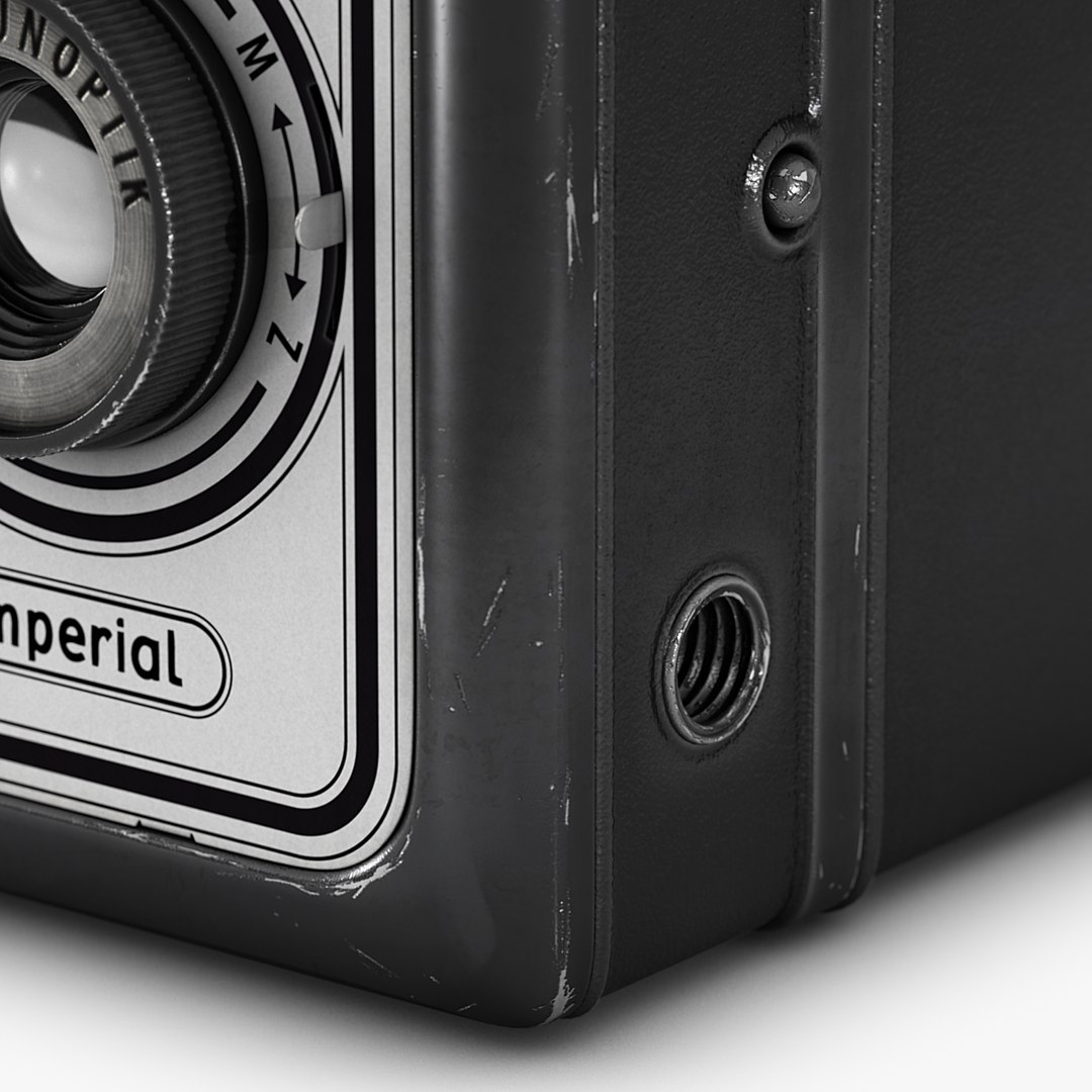 3D Vintage Imperial Camera Model - TurboSquid 1163500