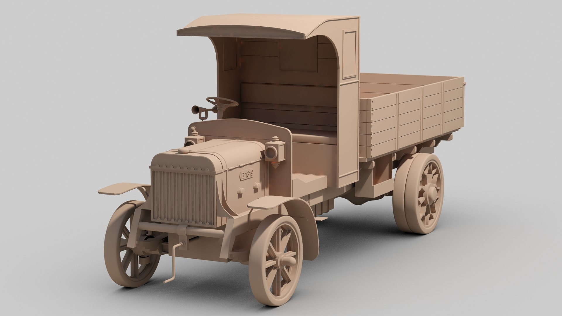 3D Vintage Lgoc Lorry 3t - TurboSquid 1580785