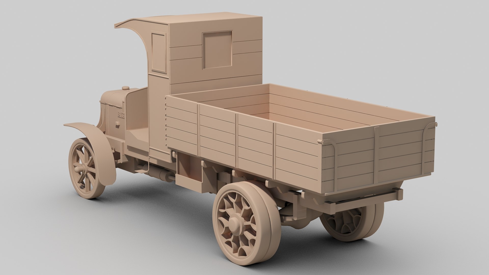 3D Vintage Lgoc Lorry 3t - TurboSquid 1580785