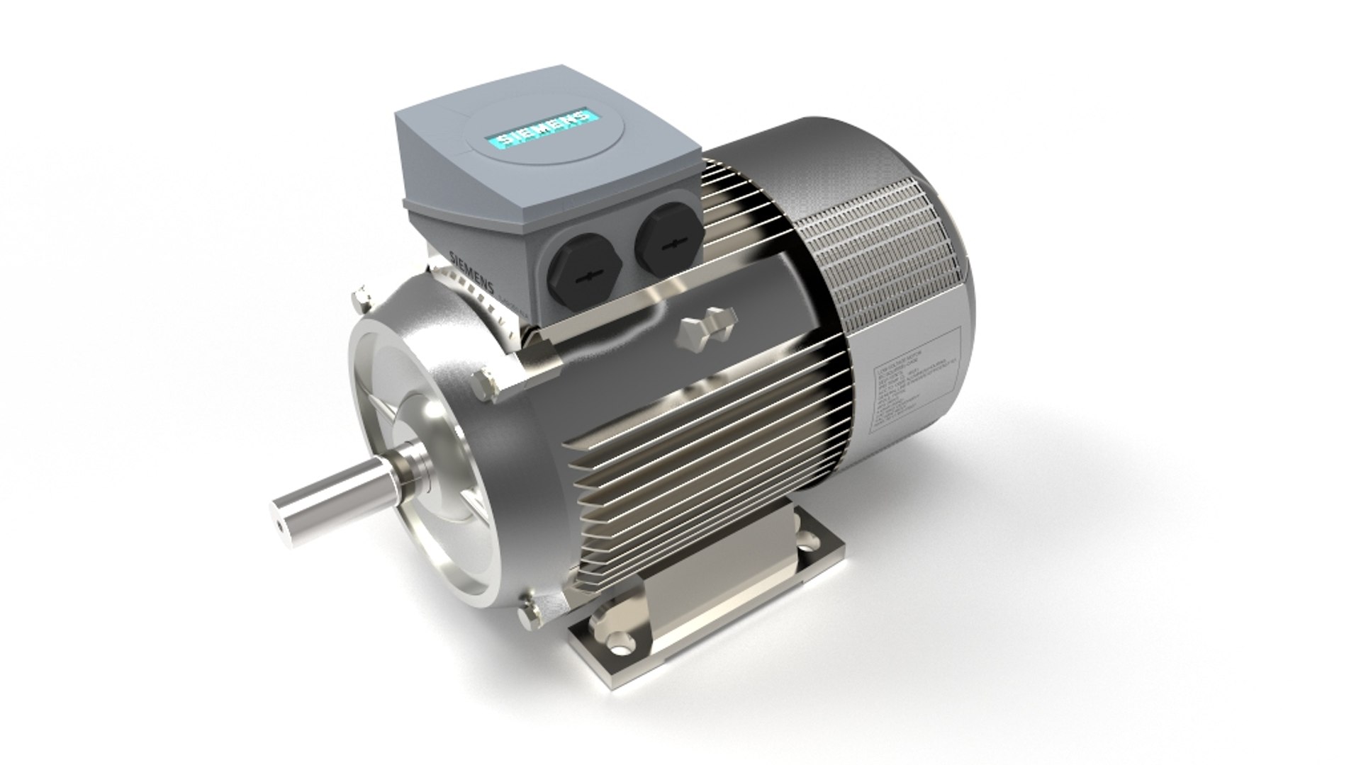 3d Model Siemens Motor