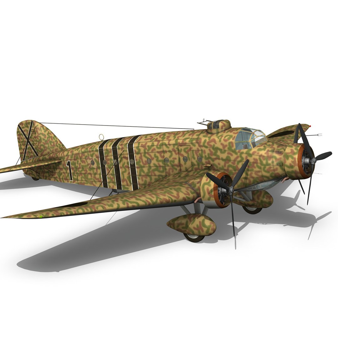 3ds Savoia-marchetti Sm 81 Bomber