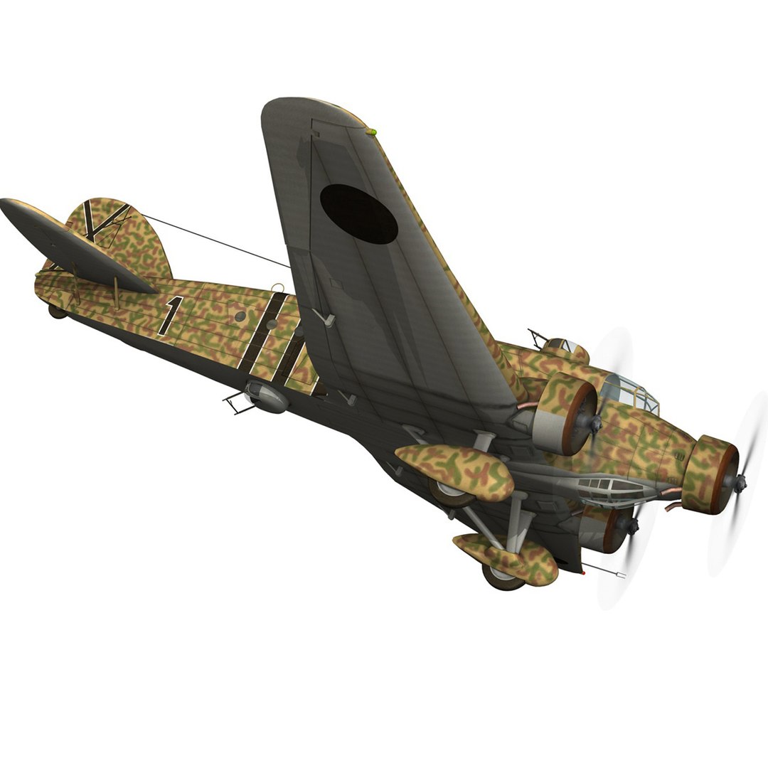 3ds Savoia-marchetti Sm 81 Bomber