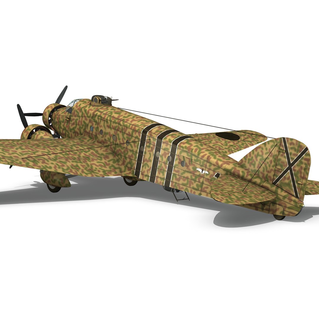 3ds Savoia-marchetti Sm 81 Bomber
