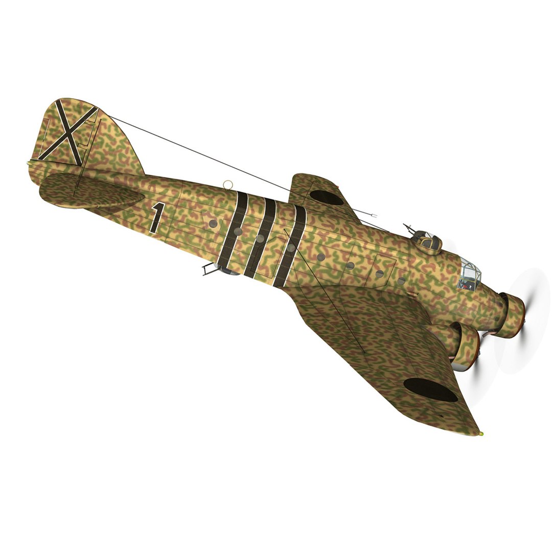 3ds Savoia-marchetti Sm 81 Bomber