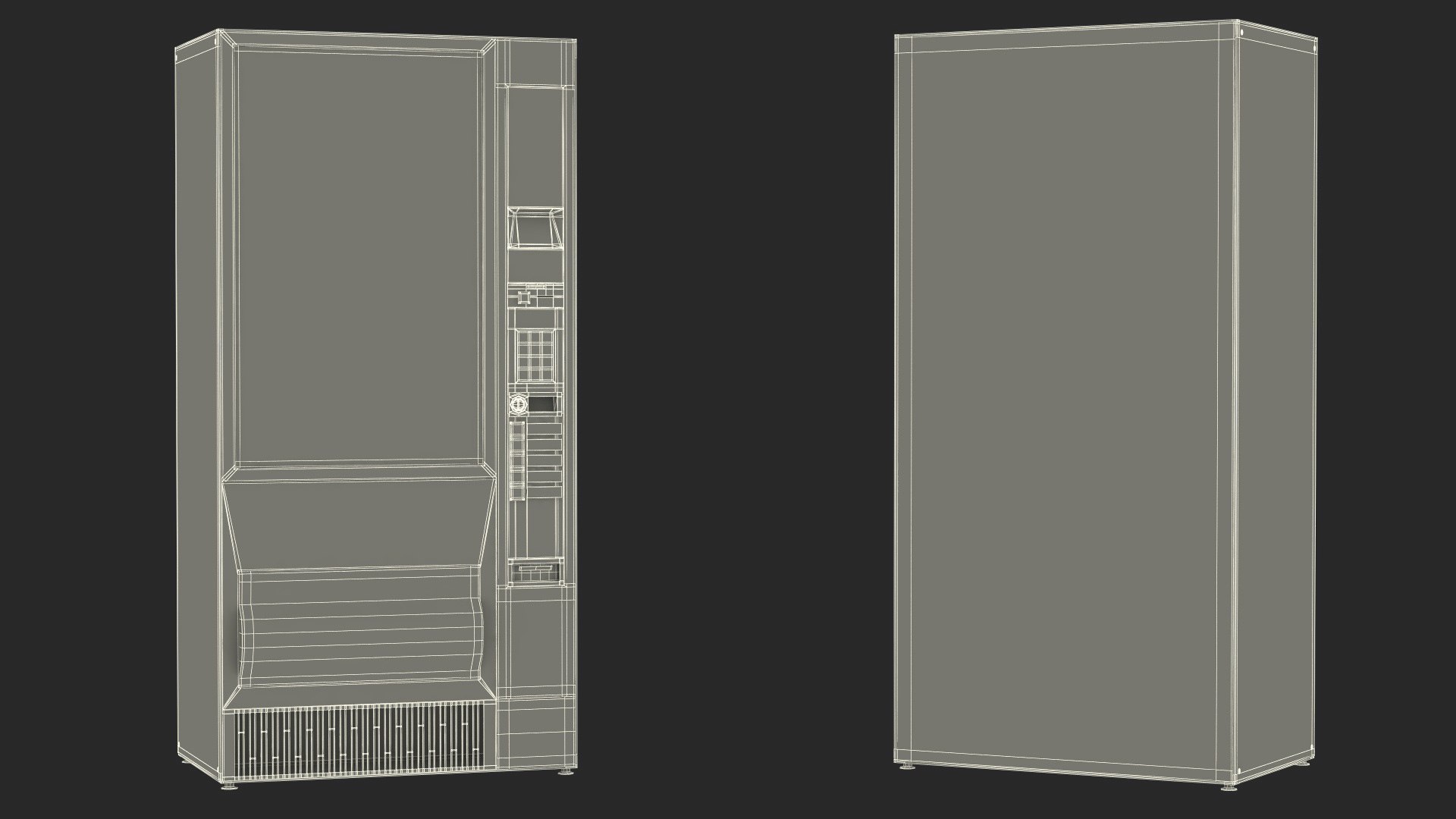 Glass Front Drink Vending Machine 3D Model - TurboSquid 2144469