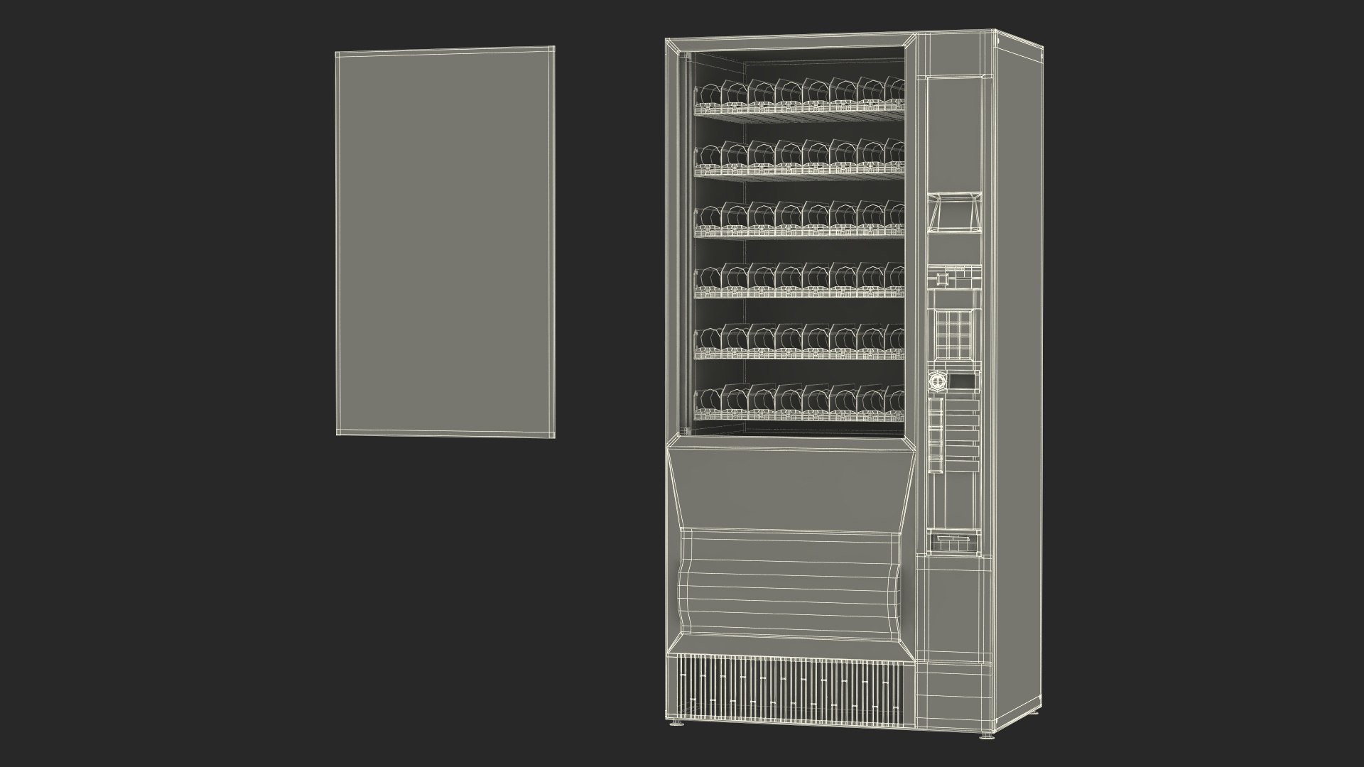 Glass Front Drink Vending Machine 3D Model - TurboSquid 2144469