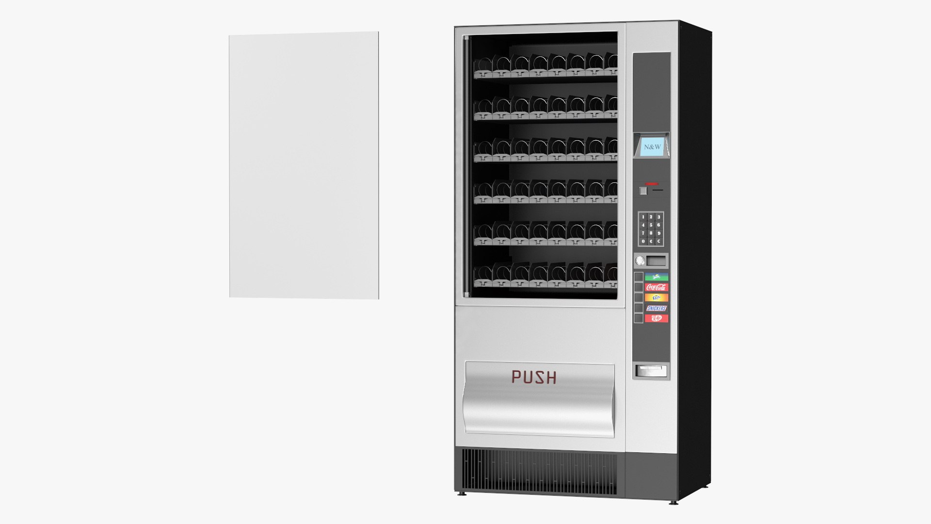 Glass Front Drink Vending Machine 3D model - TurboSquid 2144469