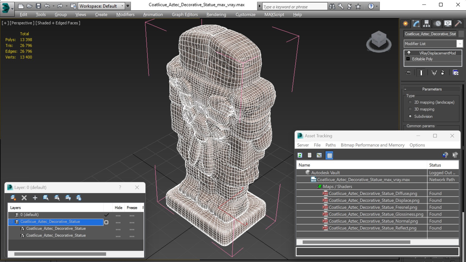 Coatlicue Aztec Decorative Statue For 3D Print 3D Model - TurboSquid ...