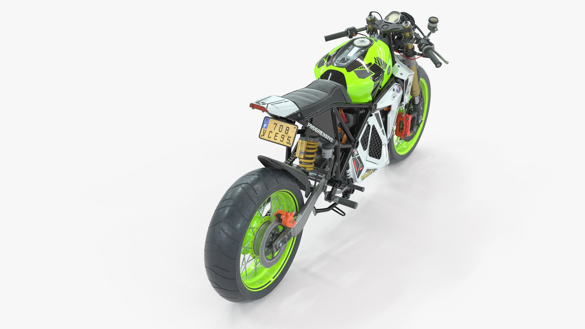 Electric motorcycle Tenako 3D model - TurboSquid 1964816