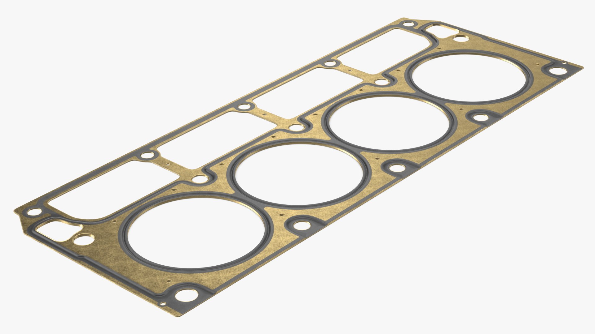Cylinder Head Gasket GM Brass Model - TurboSquid 2028394