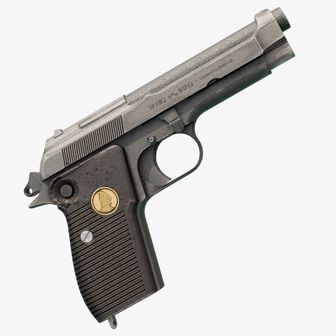 3D Tariq Pistol model - TurboSquid 2098105