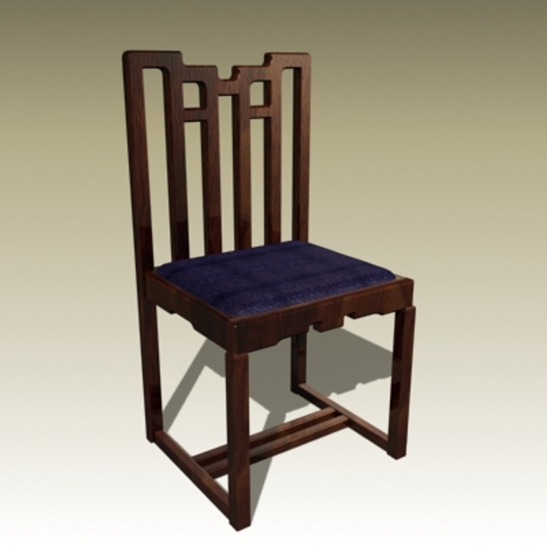 3d charles rennie chair model