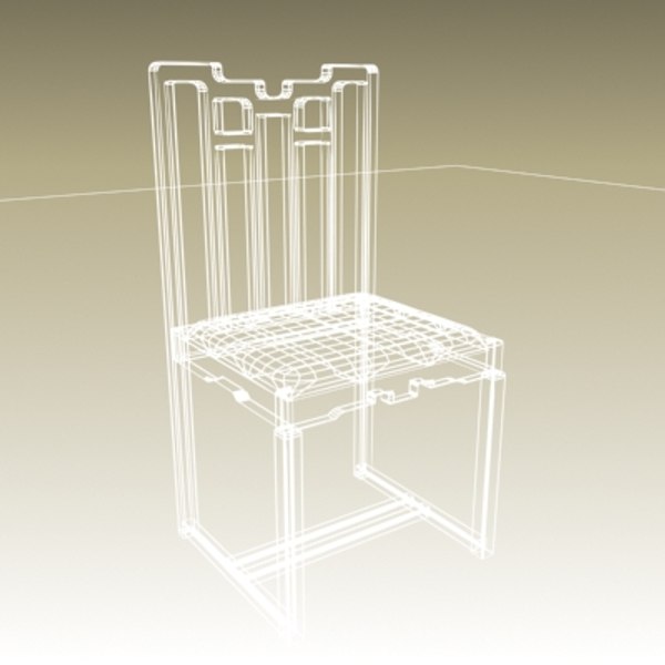3d charles rennie chair model