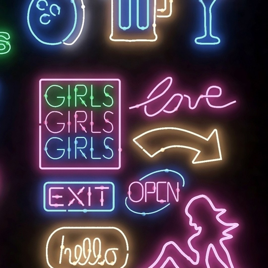 Modern neon decorative light model 3D - TurboSquid 2057733