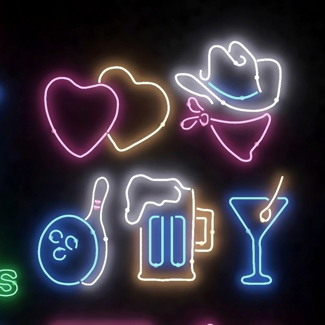 Modern neon decorative light model 3D - TurboSquid 2057733