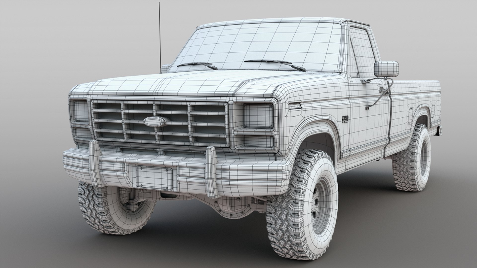 3D 1986 f-150 model - TurboSquid 1225684