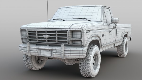3D 1986 f-150 model - TurboSquid 1225684