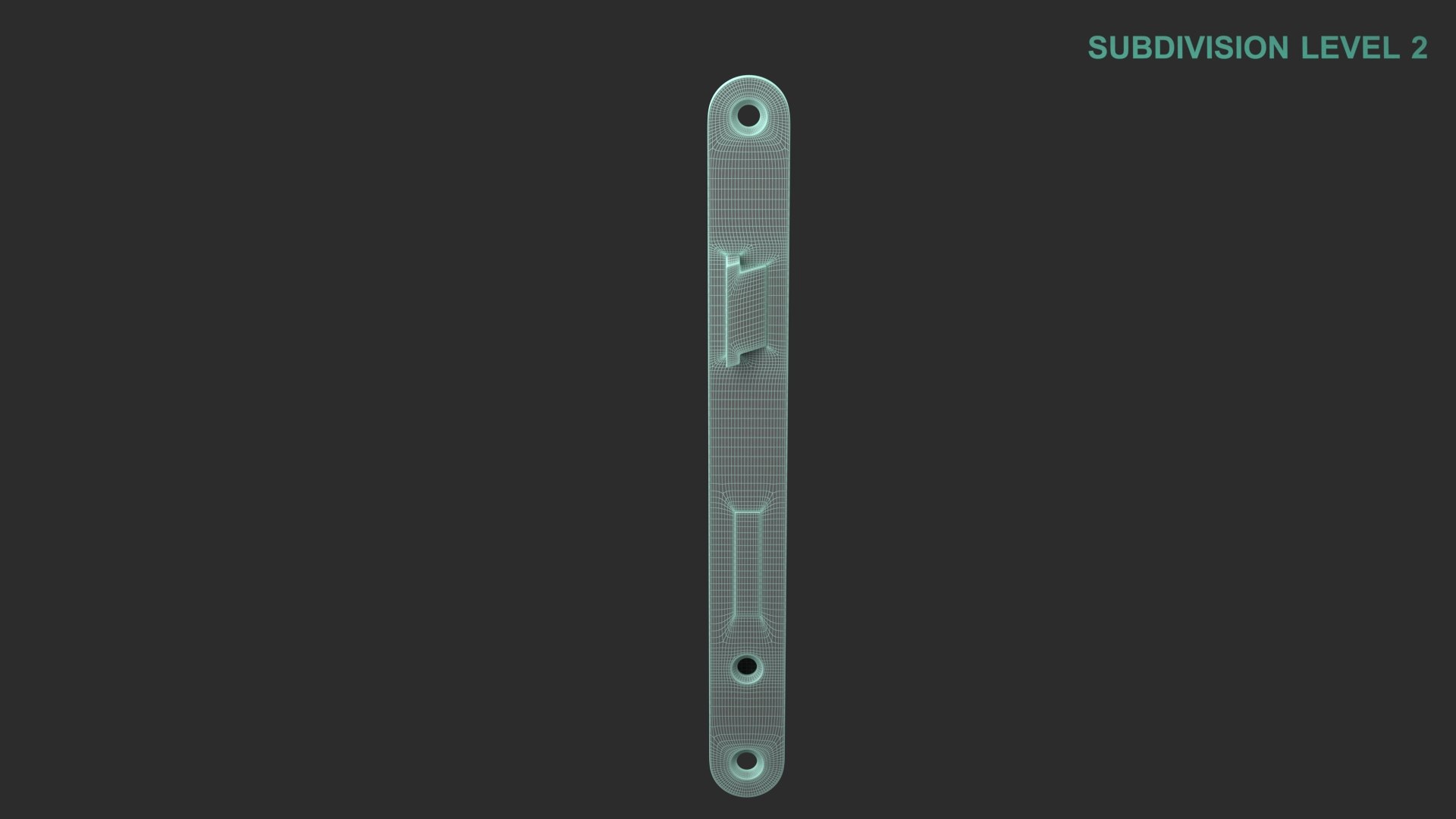 Door Lock Border 3D - TurboSquid 1871521