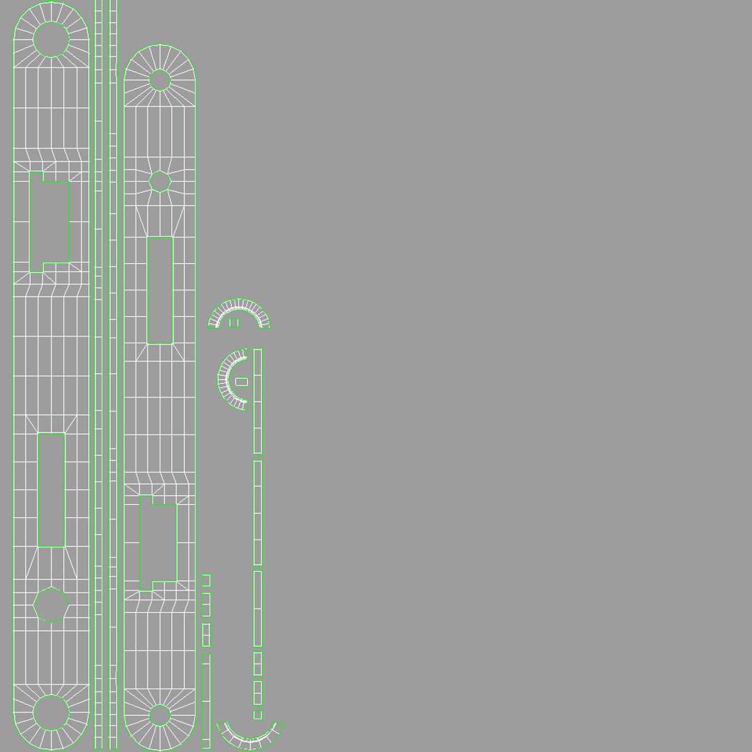 Door Lock Border 3D - TurboSquid 1871521