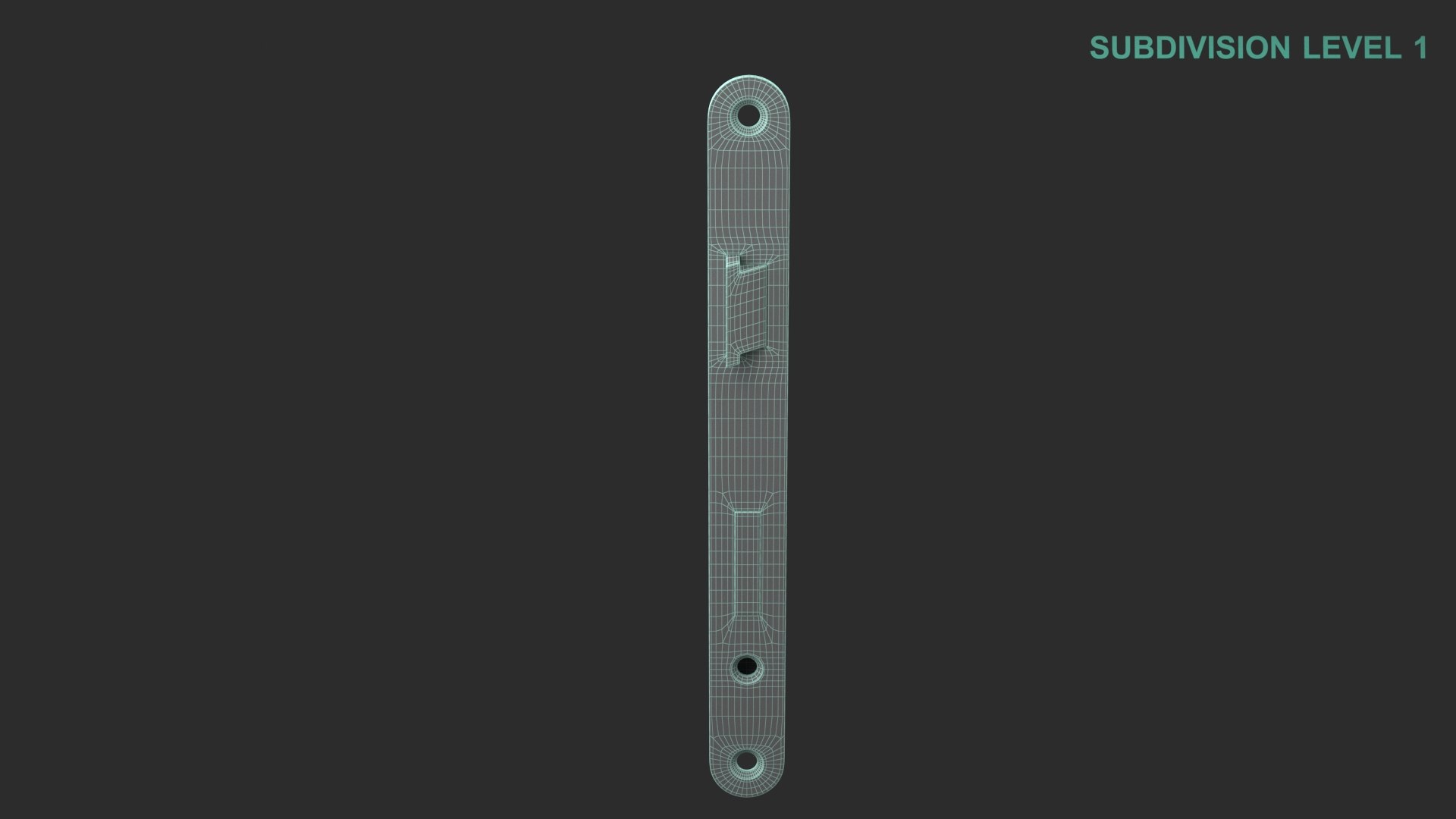 Door Lock Border 3D - TurboSquid 1871521