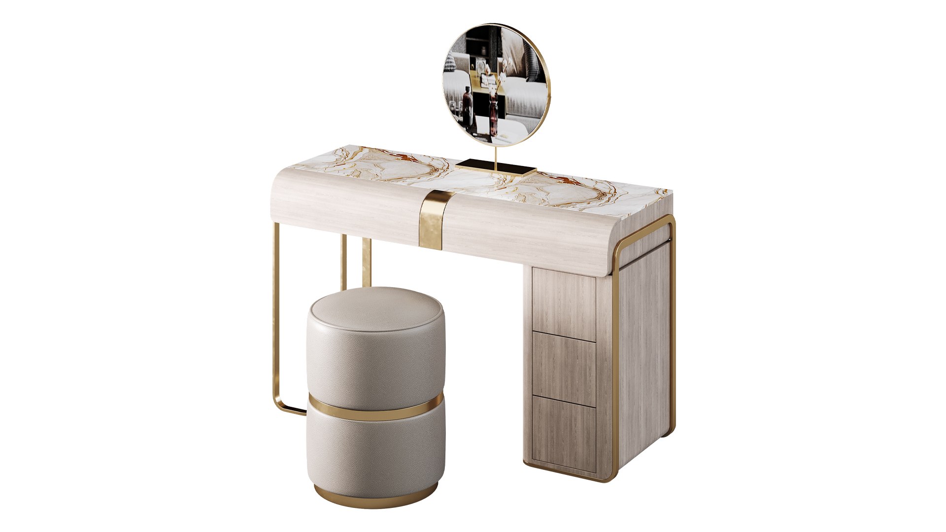3D Model Dressing Table 04 - TurboSquid 2346972
