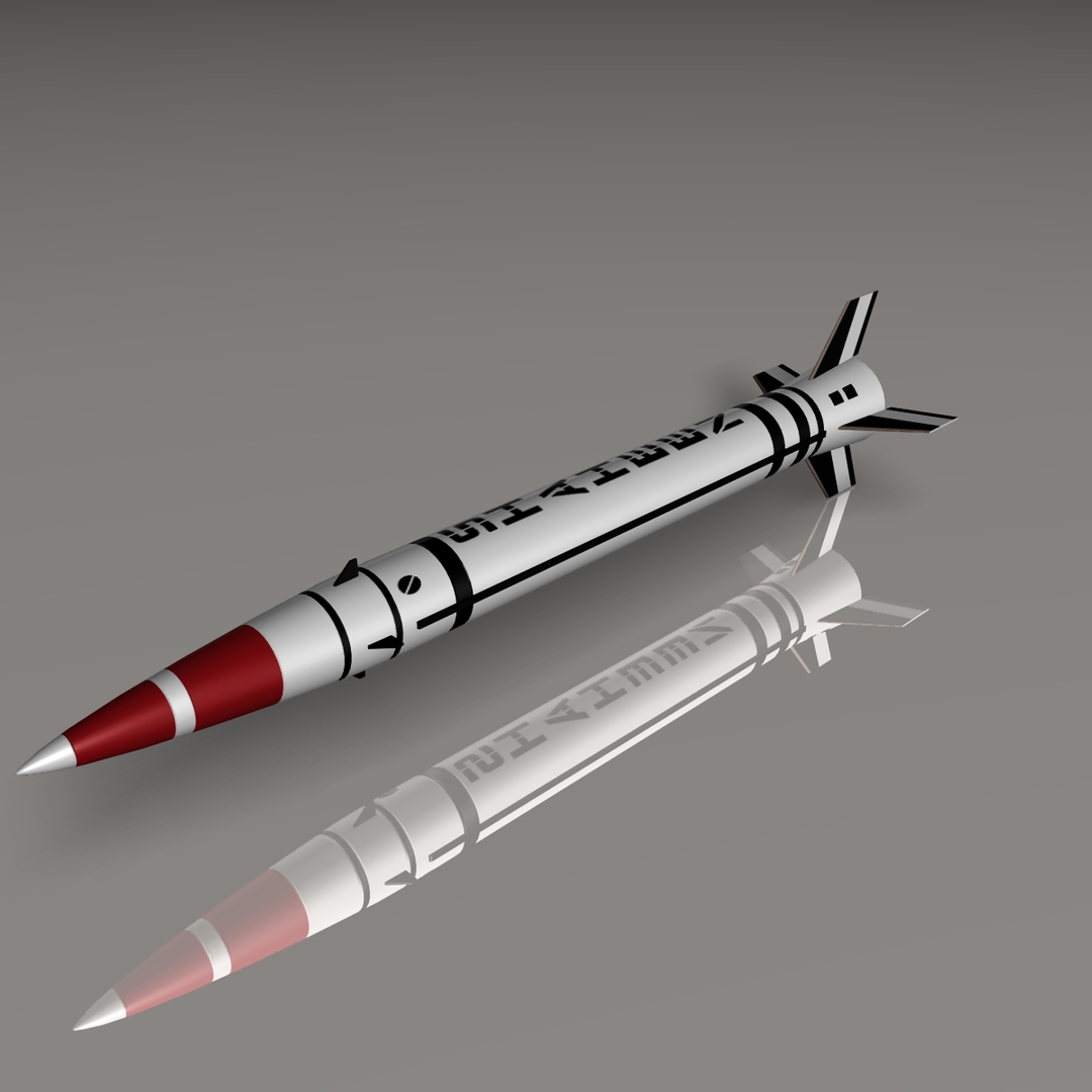 Pakistani Shaheen 1 3d Model