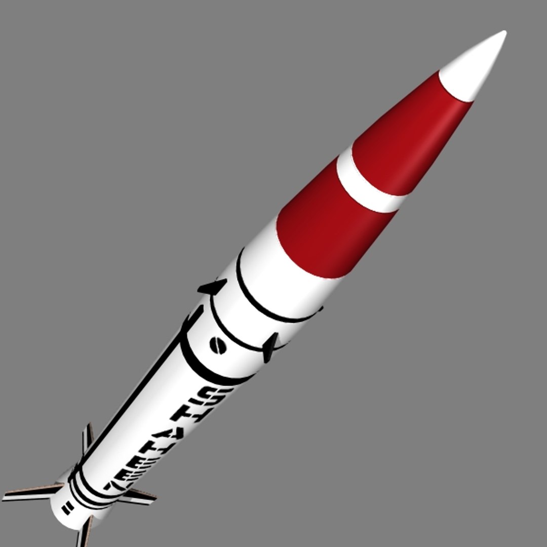 Pakistani Shaheen 1 3d Model