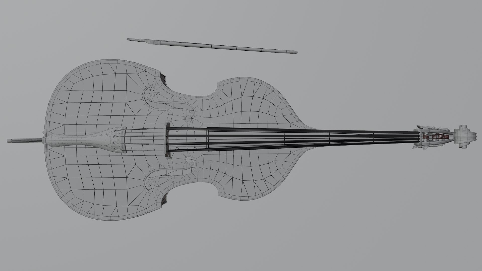 3D Double Bass 3D Model - TurboSquid 1841203