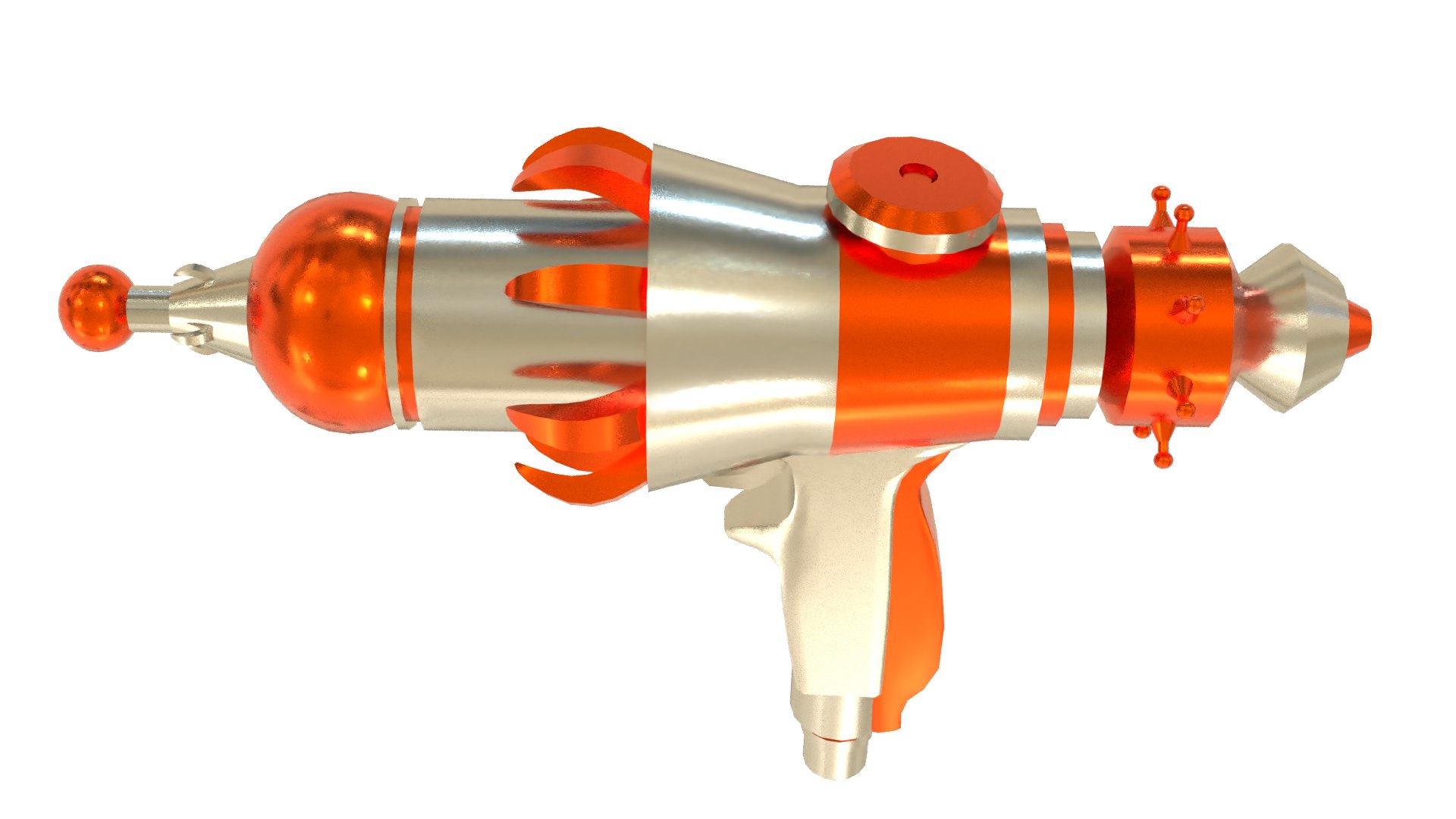 3D Alien Raygun Model - TurboSquid 2105371