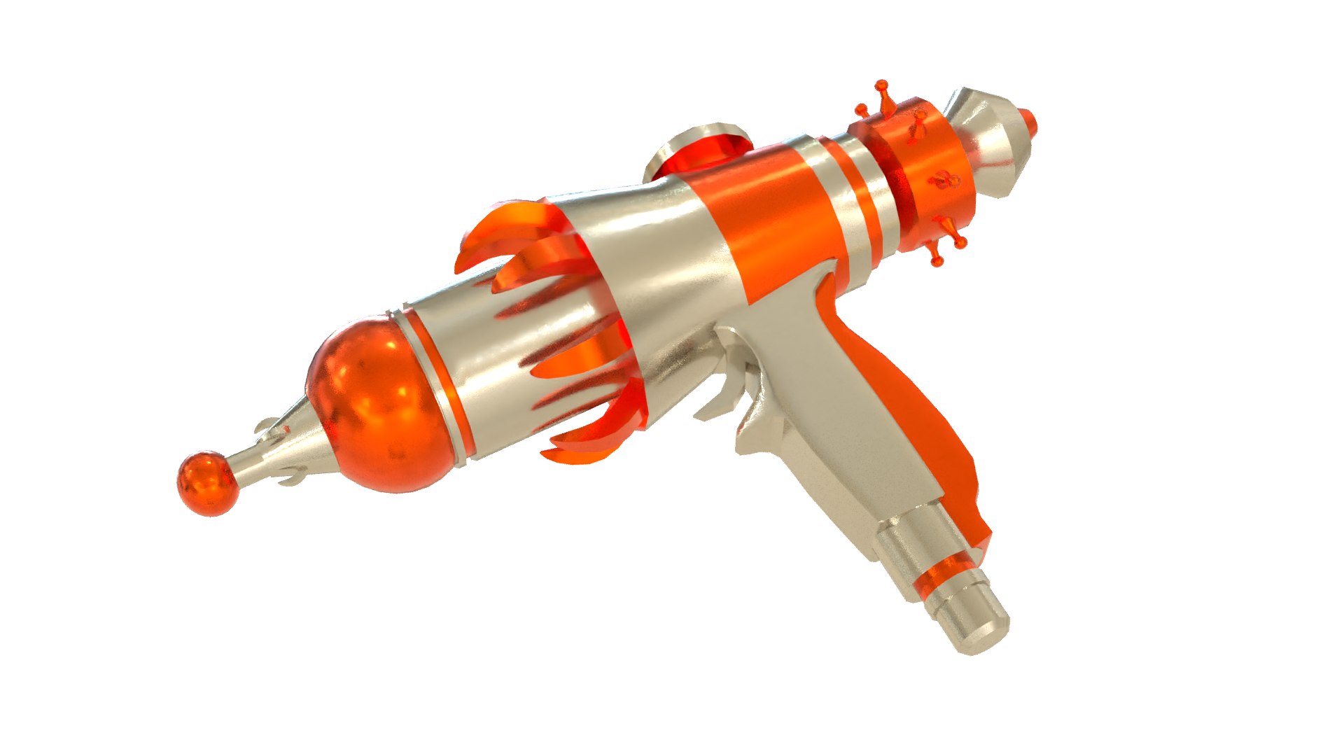 3D Alien Raygun Model - TurboSquid 2105371