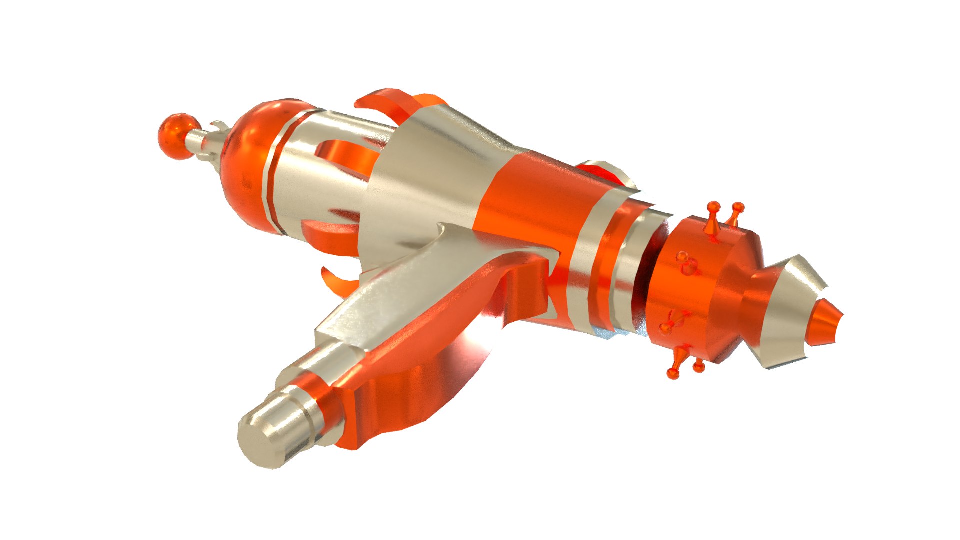 3D Alien Raygun Model - TurboSquid 2105371