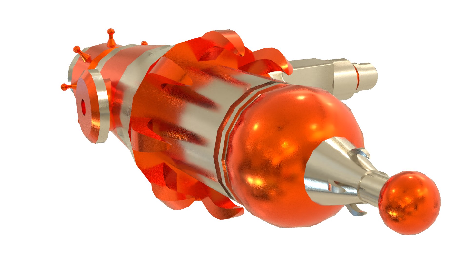3D Alien Raygun Model - TurboSquid 2105371