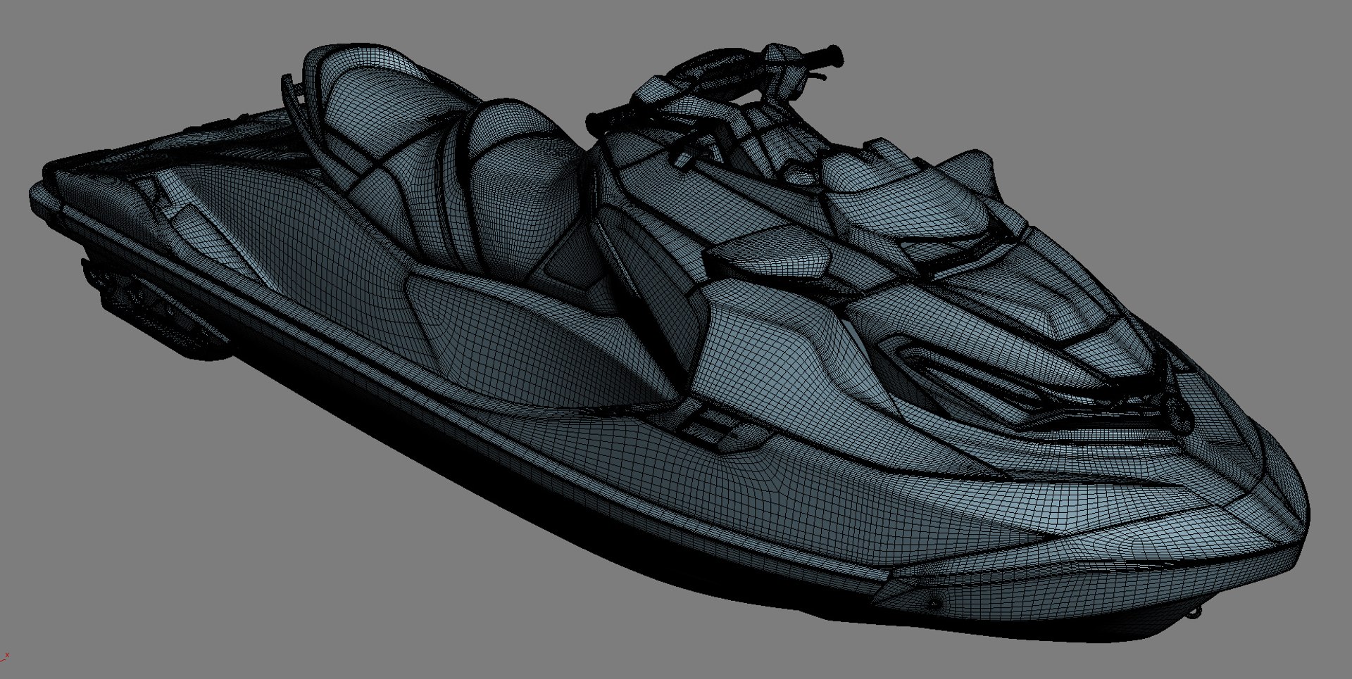 Sea-doo rxt-x 300 red 3D model - TurboSquid 1406220