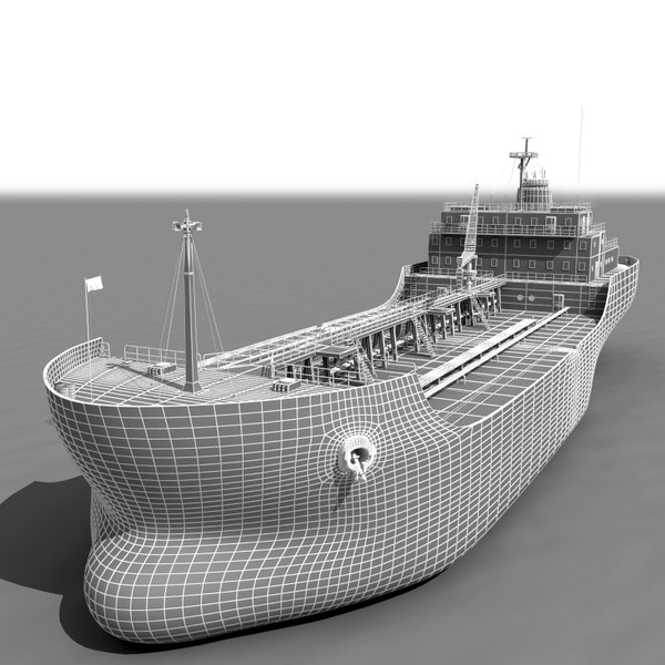 oil tanker 3d model