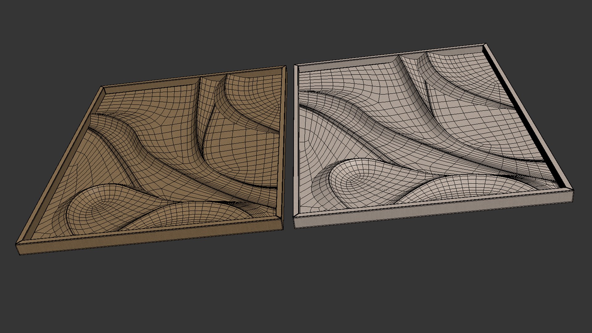 Wood Wall Hanging Model - TurboSquid 2279206