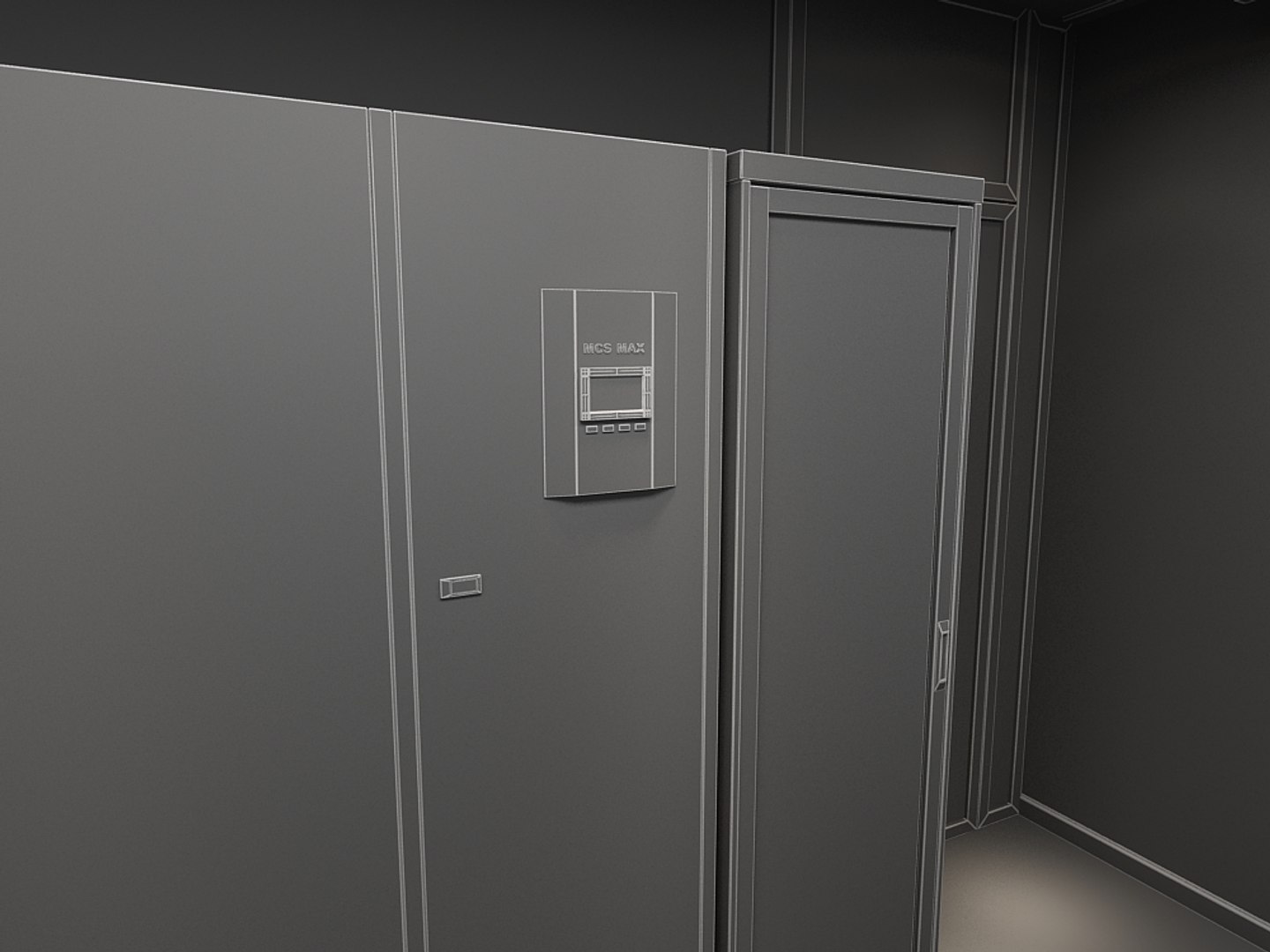 Server Computer Room 3D Model - TurboSquid 1698641