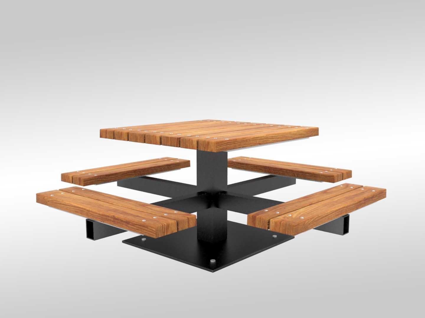 3d picnic table model