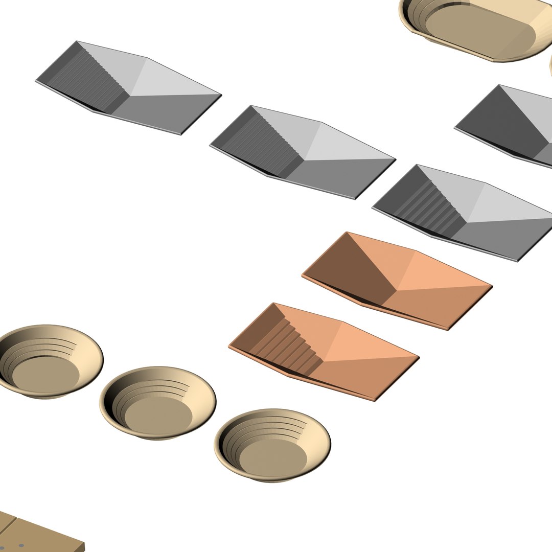 3d Gold Equipment Model