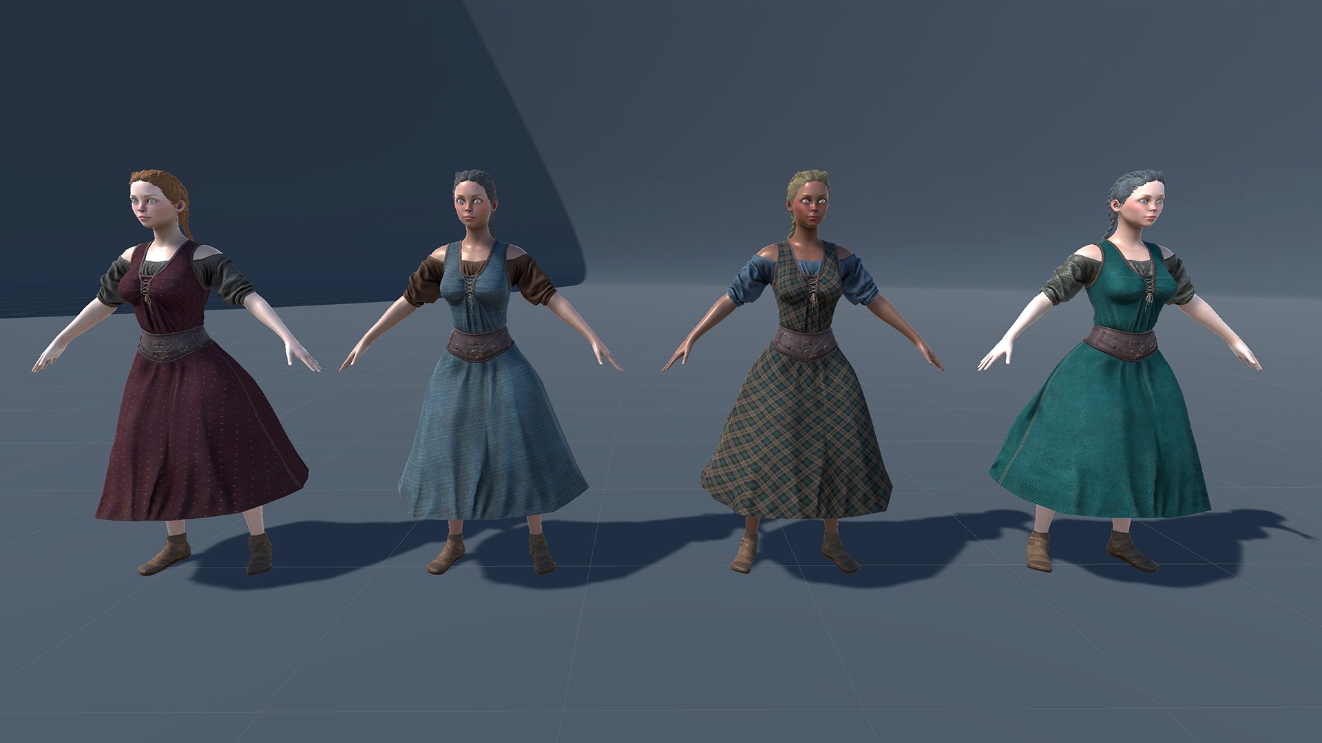 3D Model Peasant Woman - TurboSquid 1853944