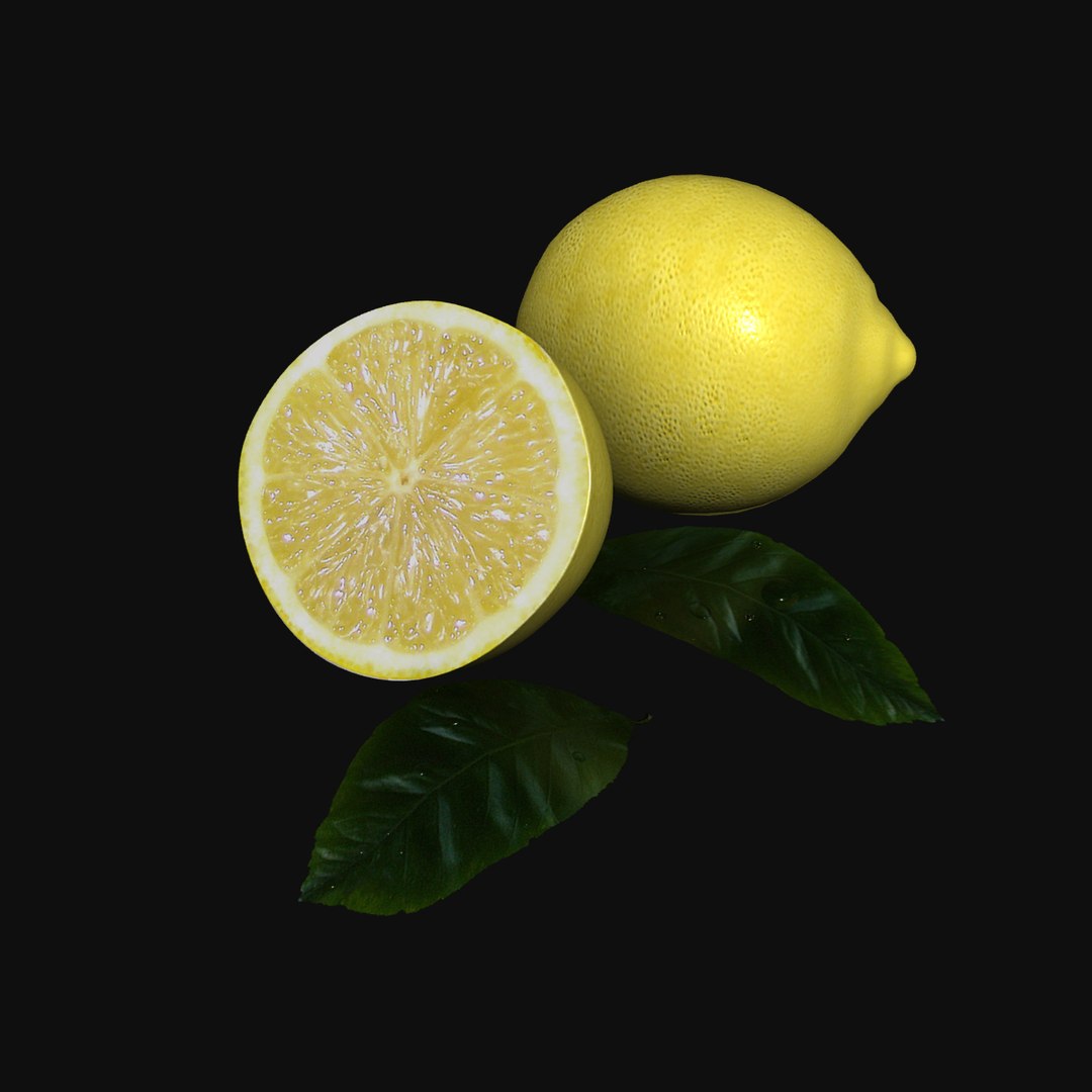 3ds Max Lemon Citrus Limonum