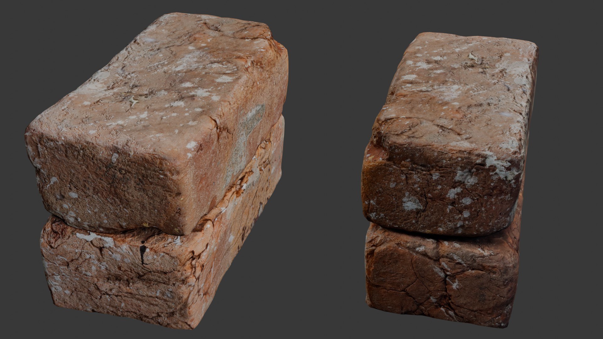 Old Clay Bricks Scan 3D Model - TurboSquid 2405950
