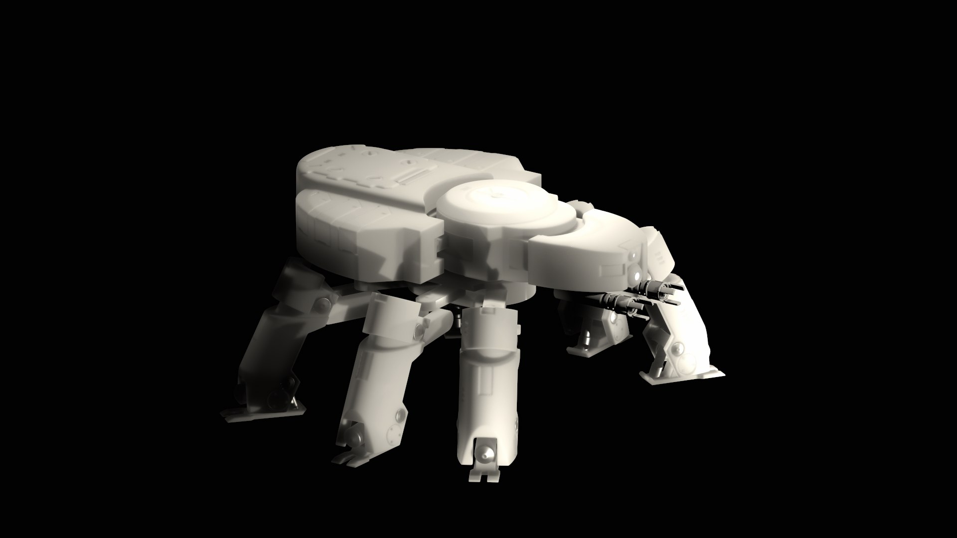 Anime Ghost In The Shell Military Tank Concept Prototype 2023 3D Model ...