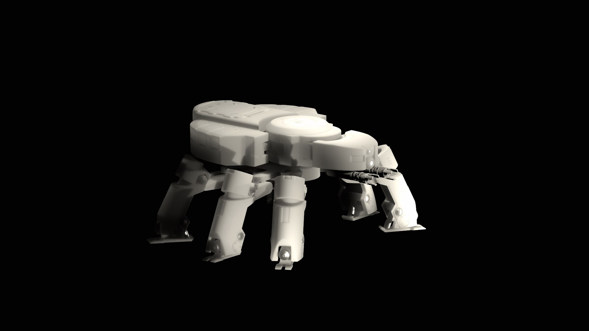 Anime Ghost In The Shell Military Tank Concept Prototype 2023 3D Model ...