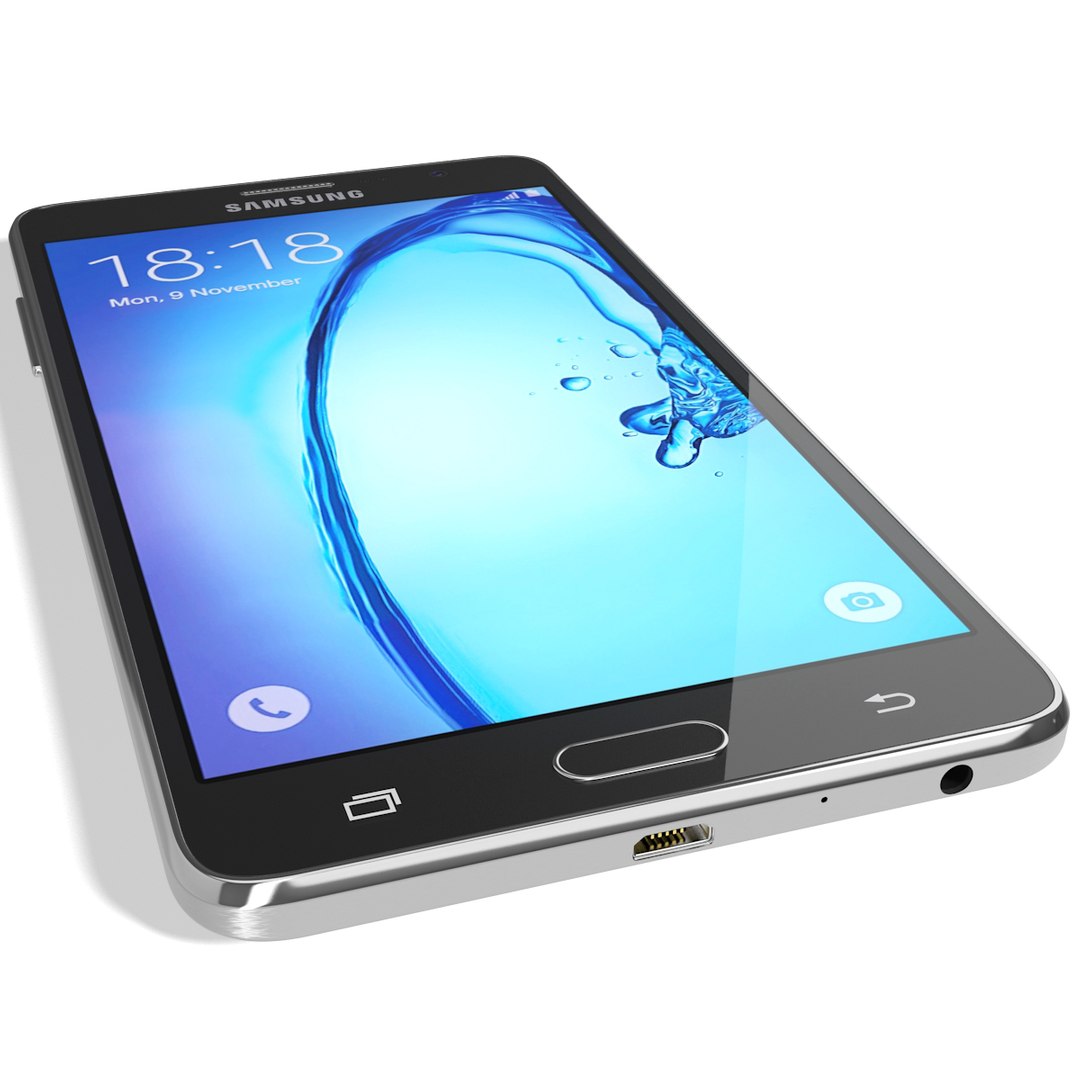 3d model realistic samsung galaxy on7