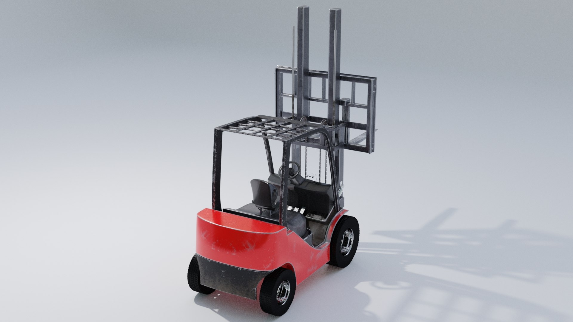 Clark S20 53 Forklift Truck 3D Model - TurboSquid 1800823