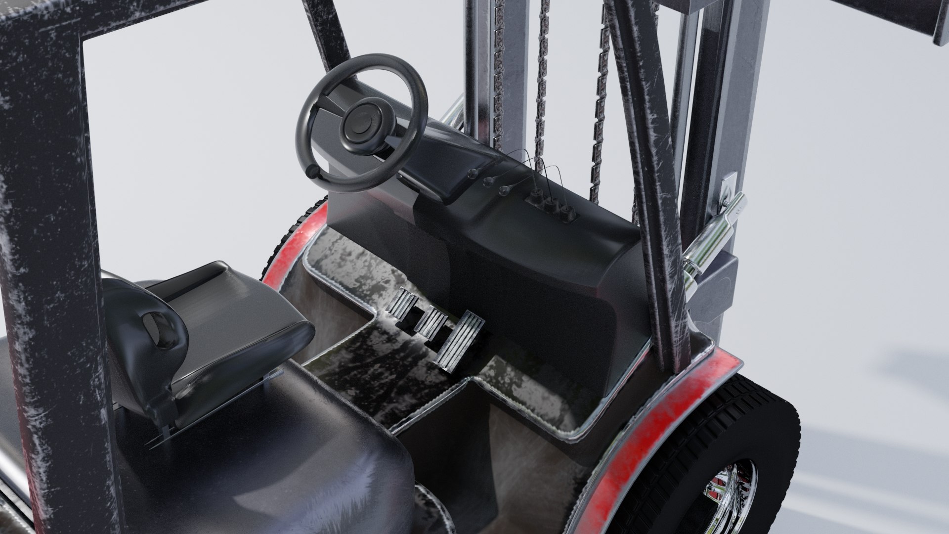 Clark S20 53 Forklift Truck 3D Model - TurboSquid 1800823